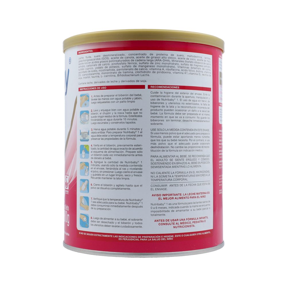 Formula Lactea Premium 1 Nutribaby Lata X 900 Gr | Los expertos en ...