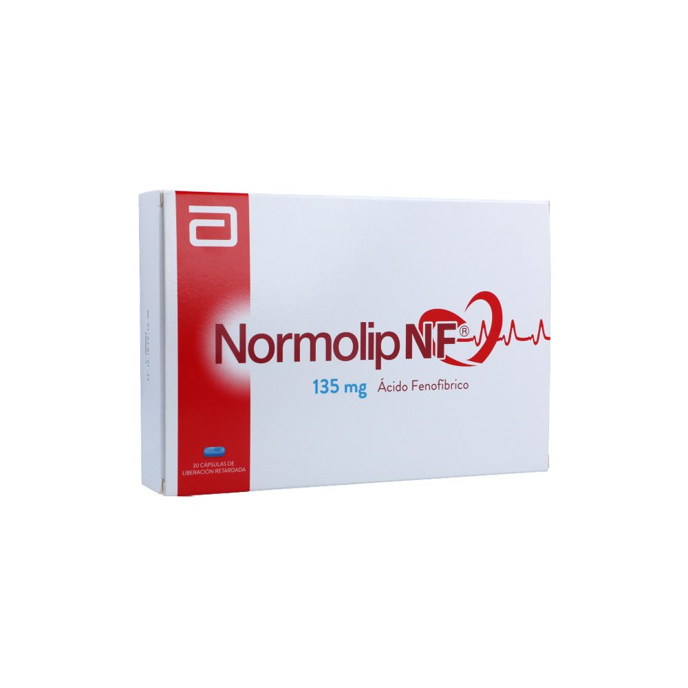 Normolip Nf Cápsulas de Liberacion Retardada 135Mg Caja X 30 | Los ...