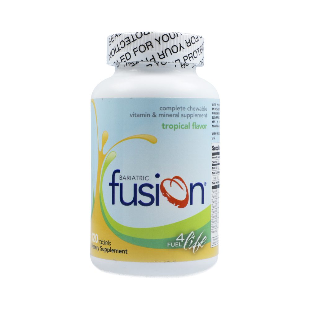 Bariatric Fusion Tabletas Masticables Sabor Tropical Frasco X 120 ...