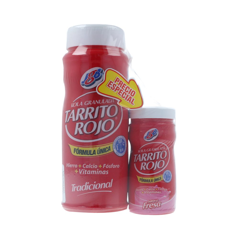 Tarrito Rojo Fórmula Única Tradicional Jgb Paquete X 1 | Los expertos ...