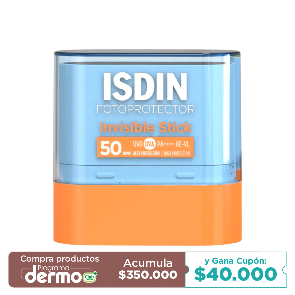 Fotoprotector Isdin Invisible Stick 50Spf Barra X 10Gr | Cruz Verde