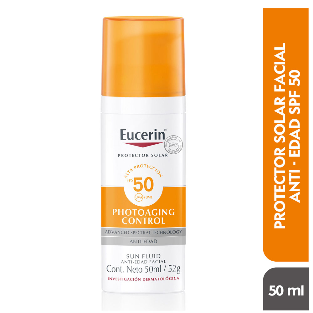 Eucerin Protector Solar Facial Anti-Edad Fps 50+ Tubo X 50Ml | Cruz Verde