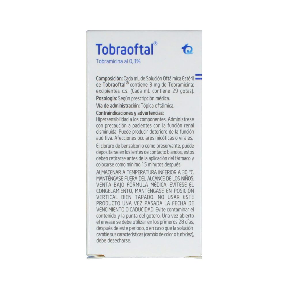 Tobraoftal Solución Oftálmica Estéril 0,3% Frasco X 5mL | Los expertos ...