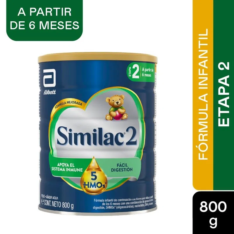 Similac 2 5HMO Formula Infantil en Polvo 800 gr | Cruz Verde