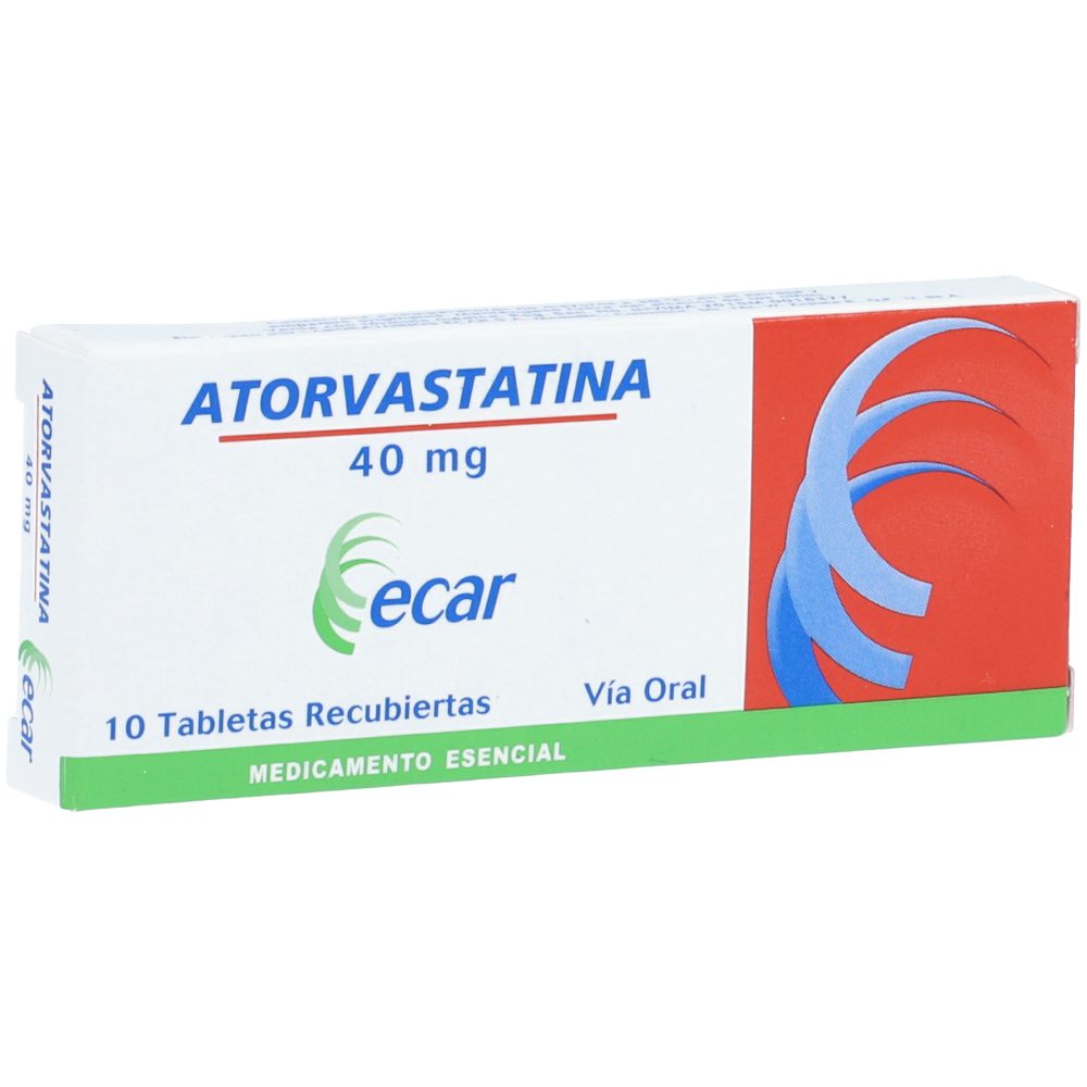 Atorvastatina 40Mg Tabletas Recubiertas Caja X 10 Ecar | Los expertos en ahorro Cruz Verde Colombia