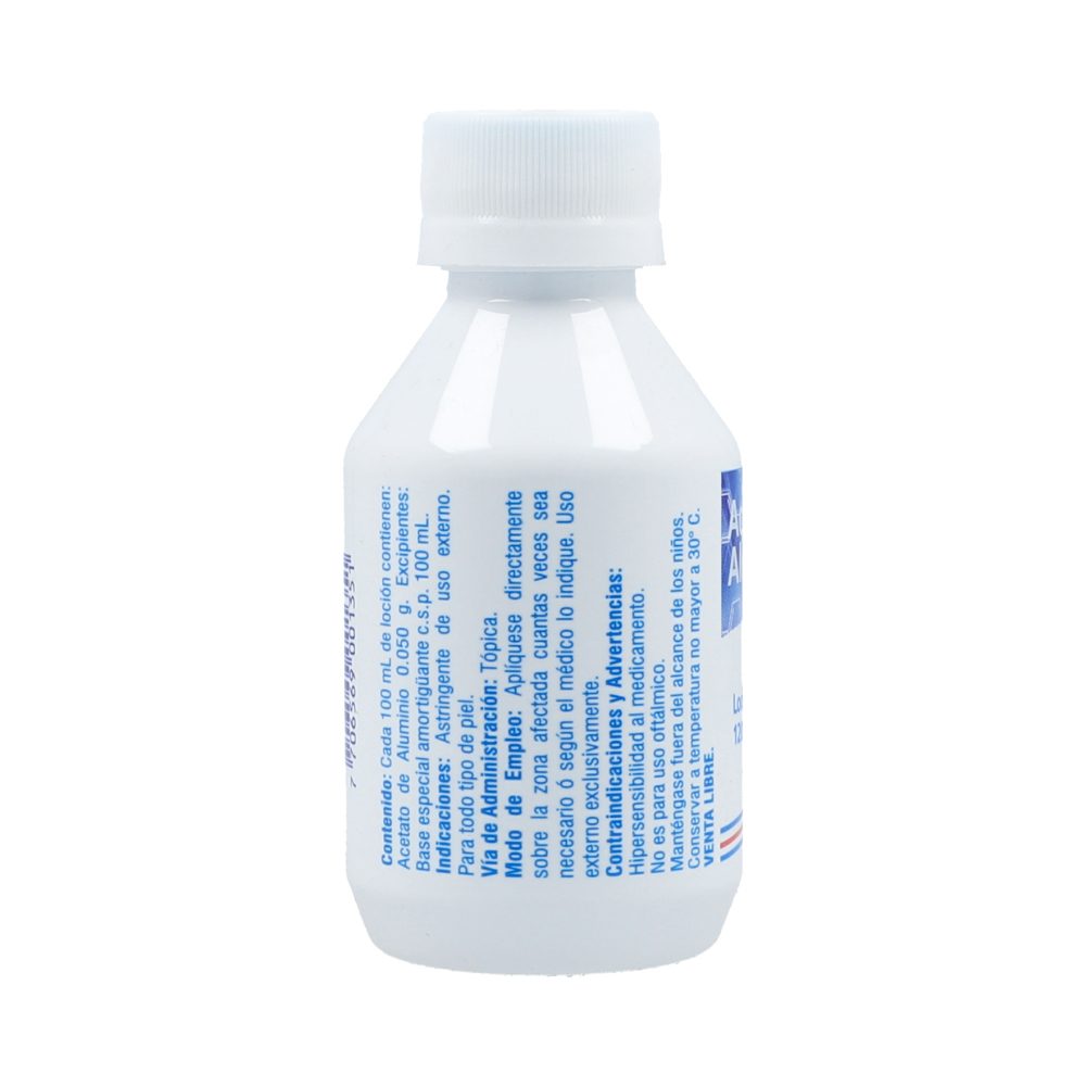 Acetato Aluminio pH 4.5 0.05% Loción Tópica Frasco X 120 mL AMERICAN ... Acetato Aluminio pH 4.5 0.05% Loción Tópica Frasco X 120 mL AMERICAN ...