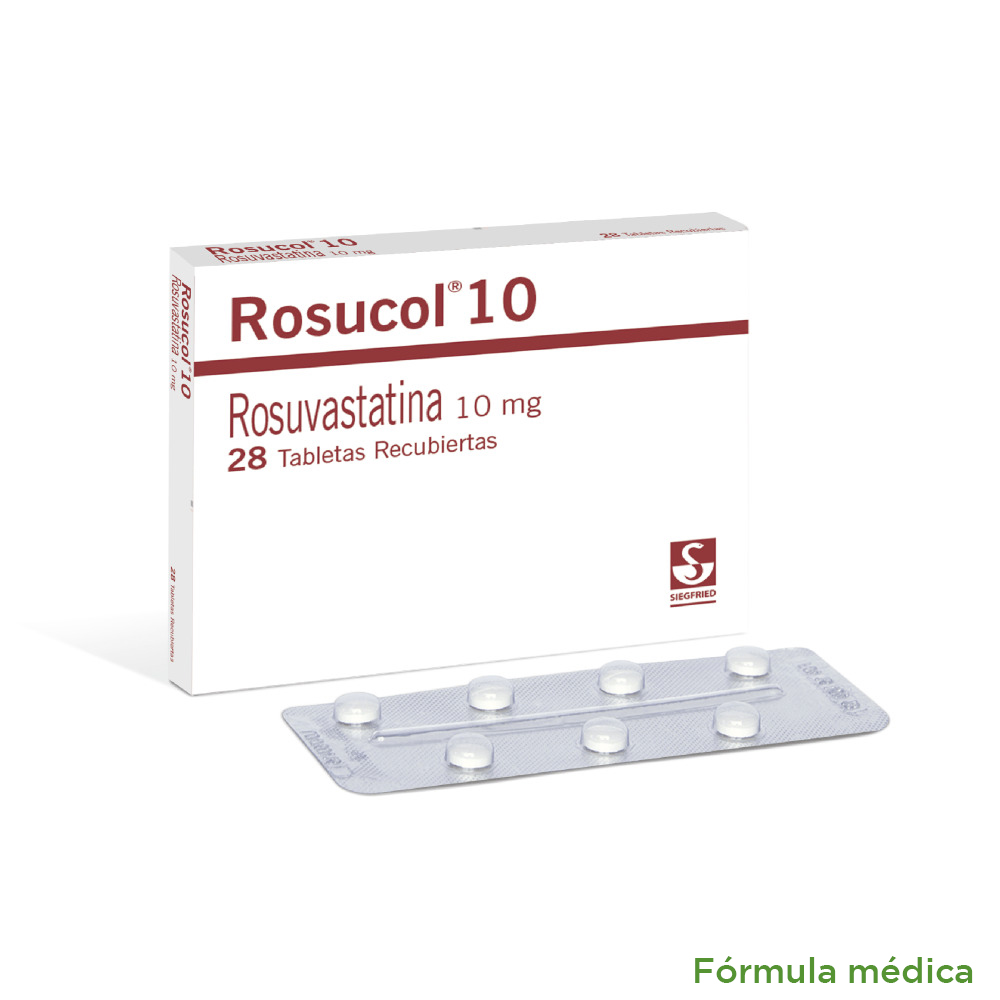 Rosucol 10Mg Caja X 28 Tabletas Recubiertas
