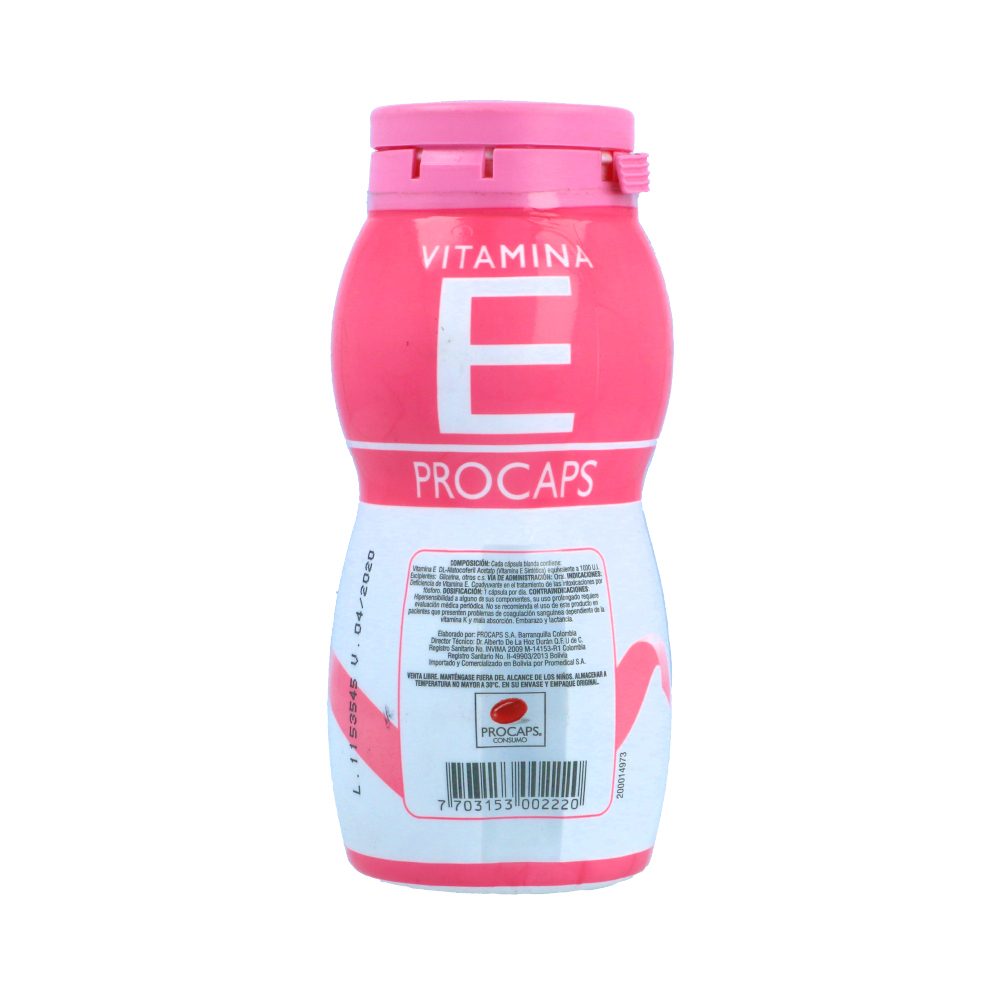 Vitamina E 1000Ui Cápsulas Blandas Caja X 30 | Los expertos en ahorro ...