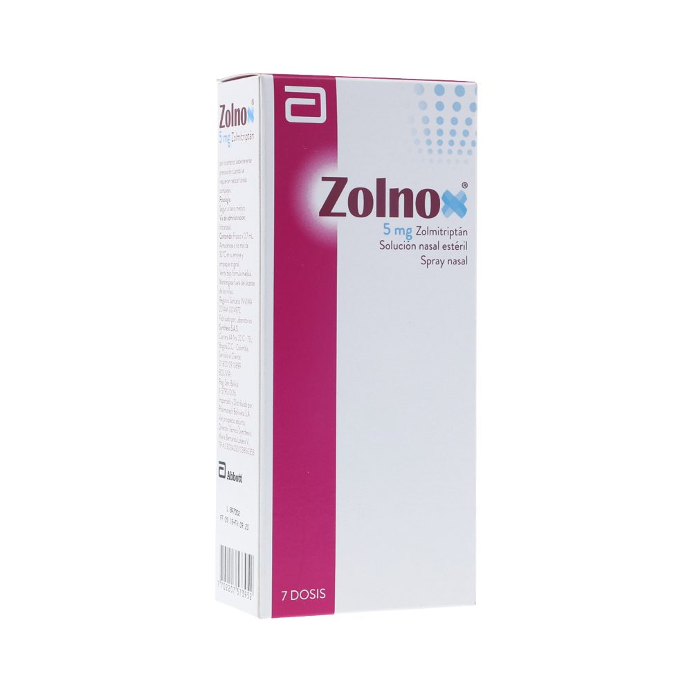 Zolnox 5Mg Solución Nasal Frasco X 7Dosis | Los expertos en ahorro Cruz ...