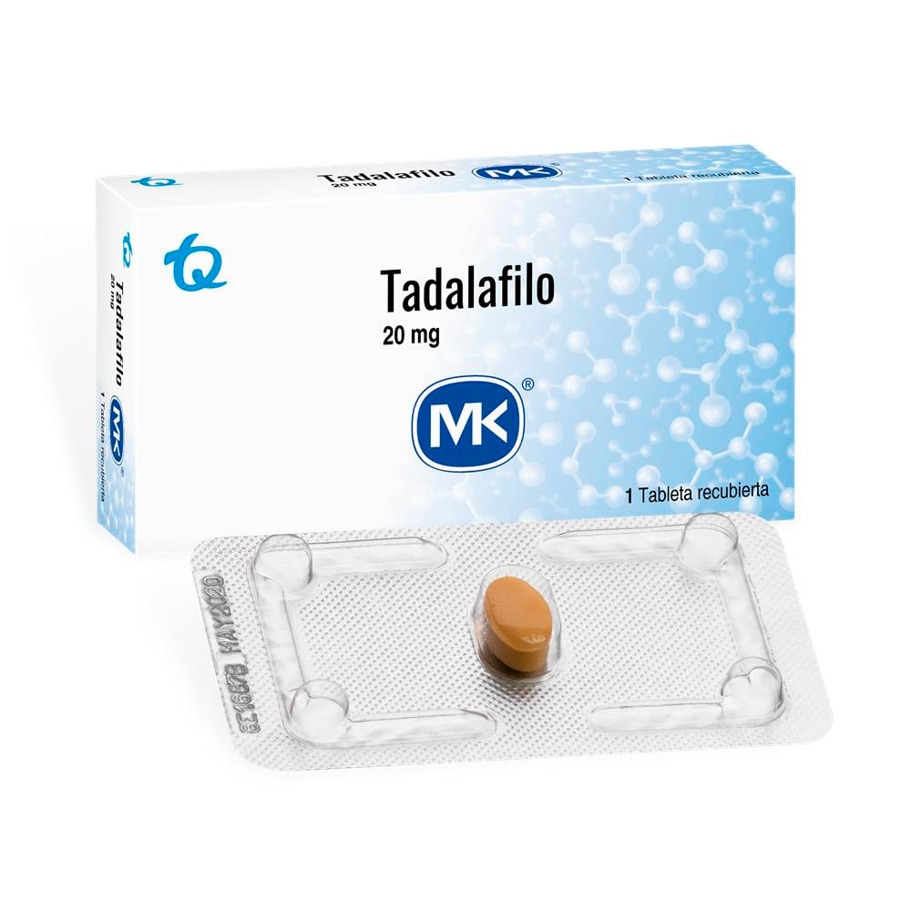 Tadalafil Mk 20Mg Caja X 1 Tableta Recubiertas