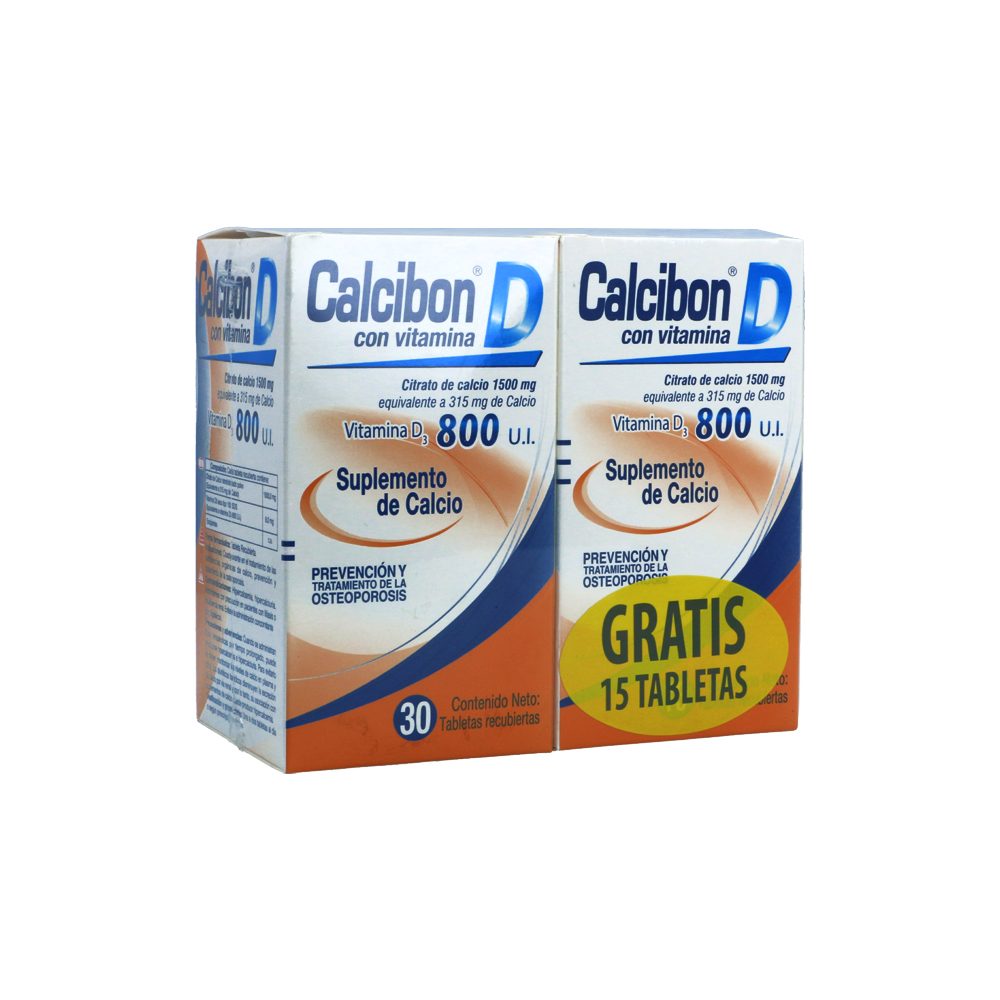 Calcibon D 800Ui Tableta Recubierta Frasco X 30 | Los expertos en ...