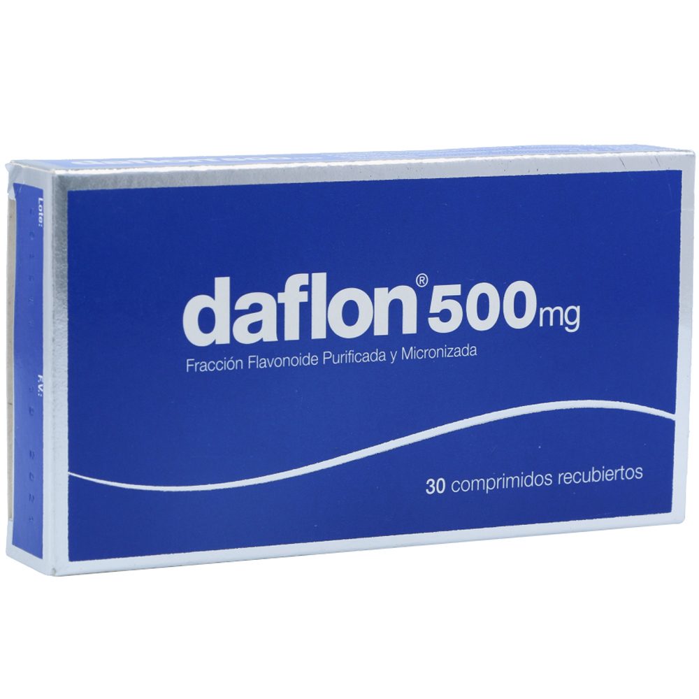 Daflon Tabletas Recubiertas 500 Mg Caja X 30 | Los expertos en ahorro ...