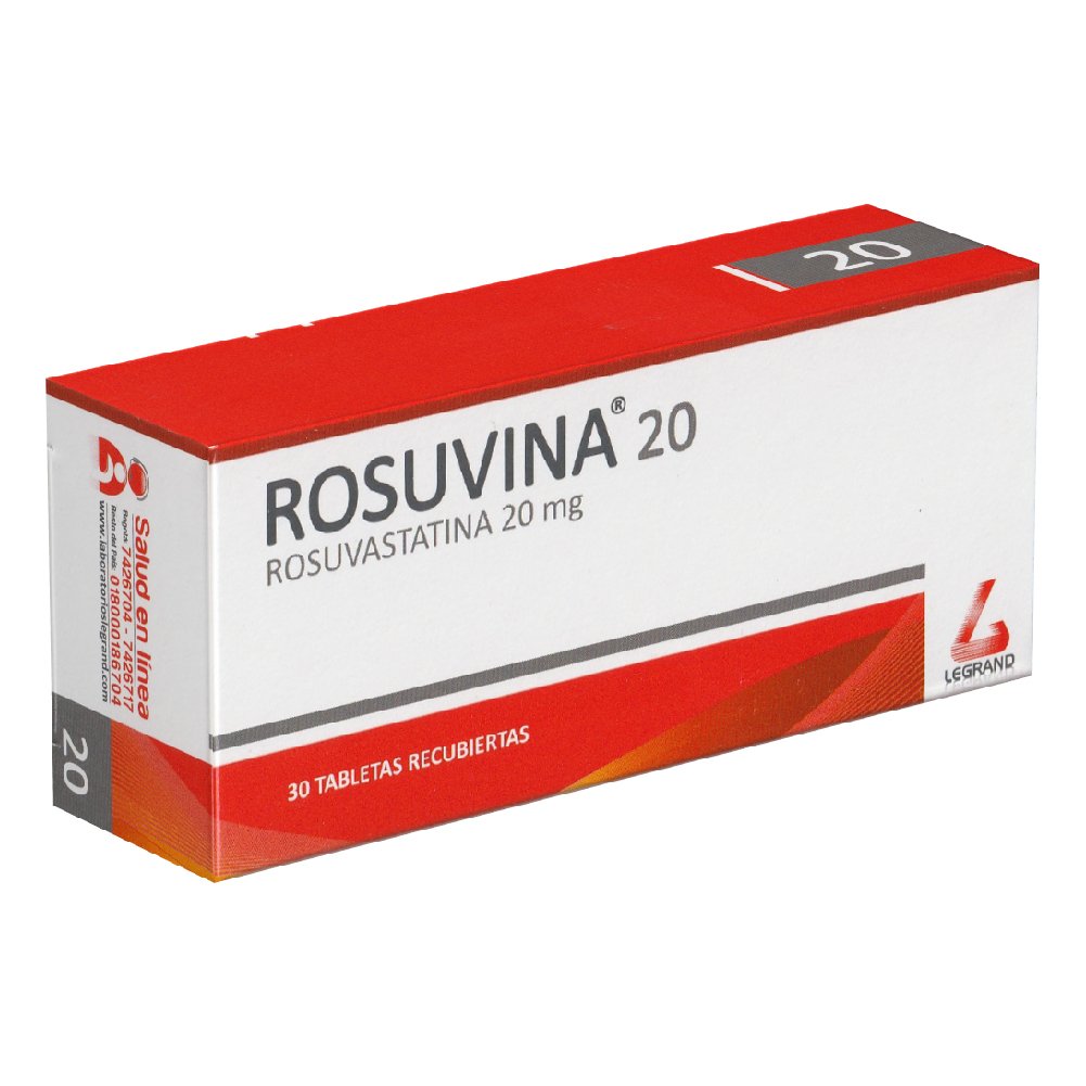 Rosuvina 20Mg Tabletas Recubiertas Caja X 30