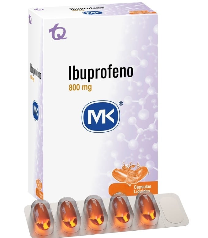 Ibuprofeno 800Mg Capsula Blanda Blister X 5 Mk | Cruz Verde