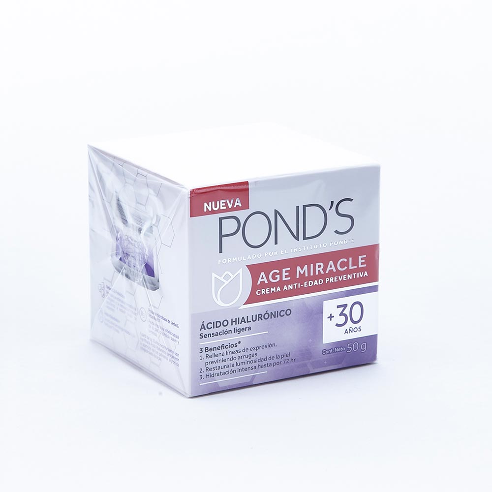 Crema Anti Edad Preventiva Ponds Age Miracle Pote X 50Gr | Los expertos ...