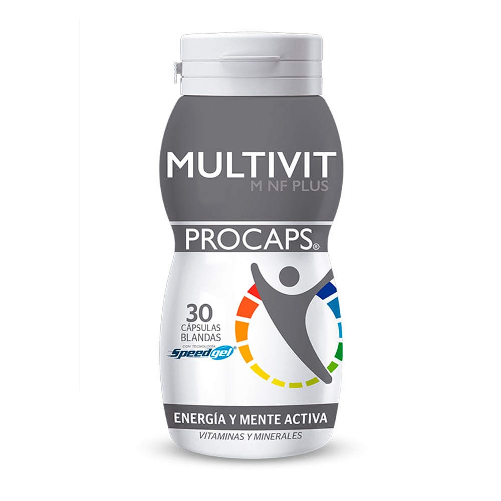 Multivit M Nf Plus Cap Bland Procaps Frasco X 30 | Cruz Verde