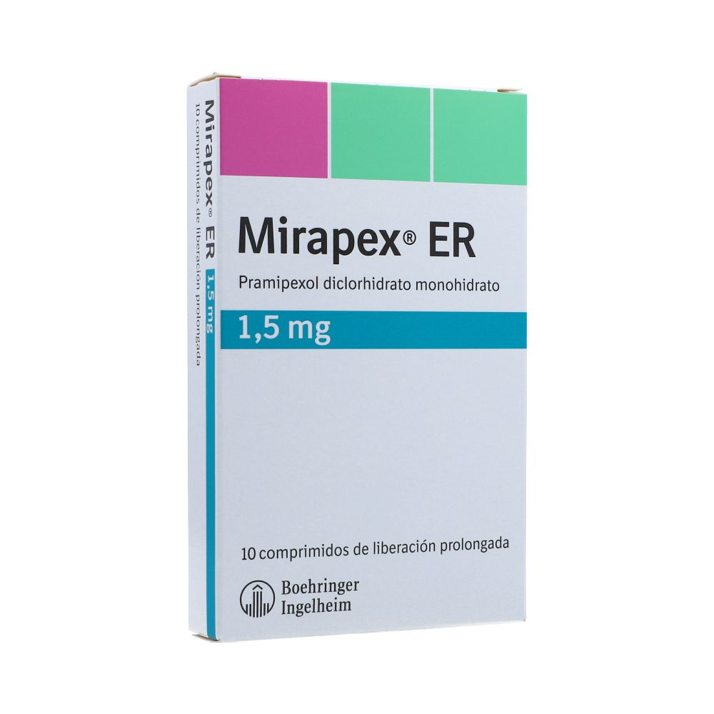Mirapex Er 1.5Mg Caja X 10 Tabletas Liberación Prolongada | Cruz Verde