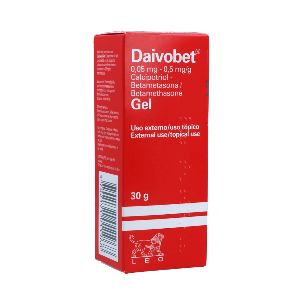 Daivobet 50+0,5 Mcg Gel Frasco X 30Gr | Los expertos en ahorro Cruz ...