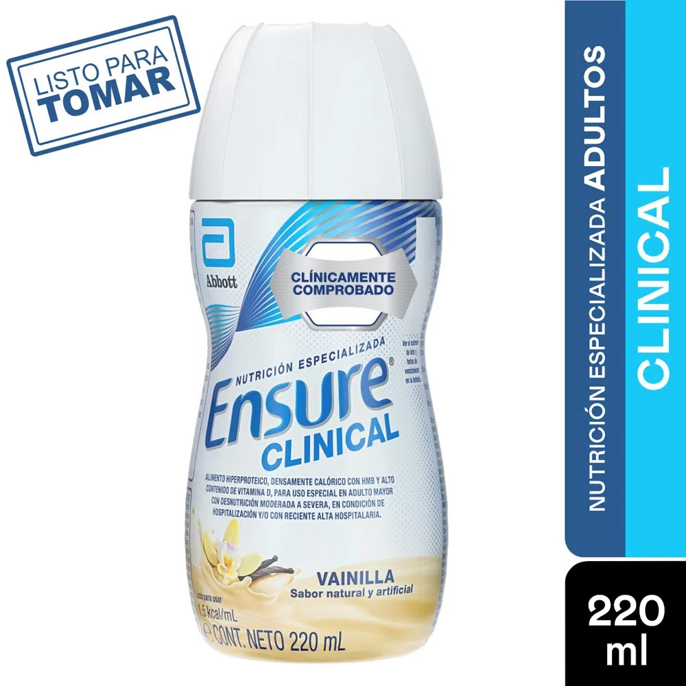 Ensure Clinical Vainilla Frasco X 220Ml | Los expertos en ahorro Cruz ...