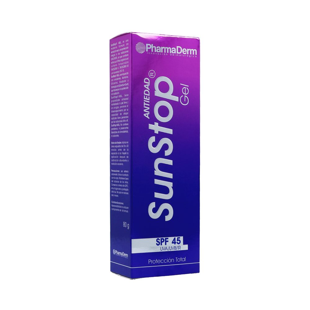 Gel Sunstop Antiedad Spf 45 Tubo X 80 Gr | Los expertos en ahorro Cruz Verde Colombia