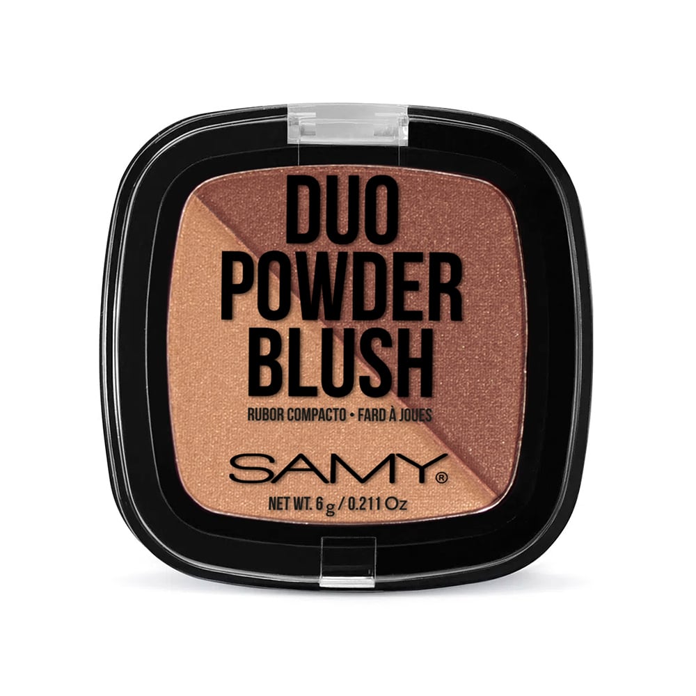 Rubor Duo Compacto Cuadrado Samy Caja X 6Gr N. 05 Bronce | Cruz Verde