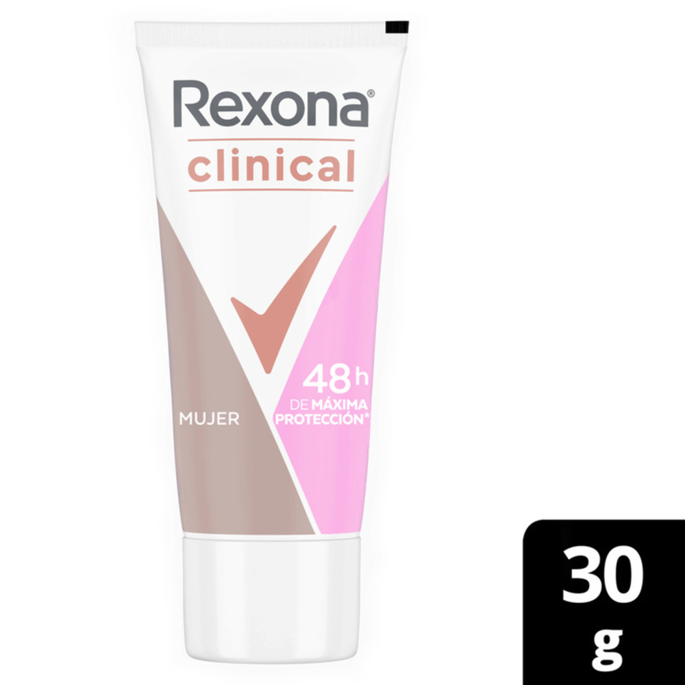 Desodorante Rexona Clinical Mujer Tubo X 30Gr | Cruz Verde