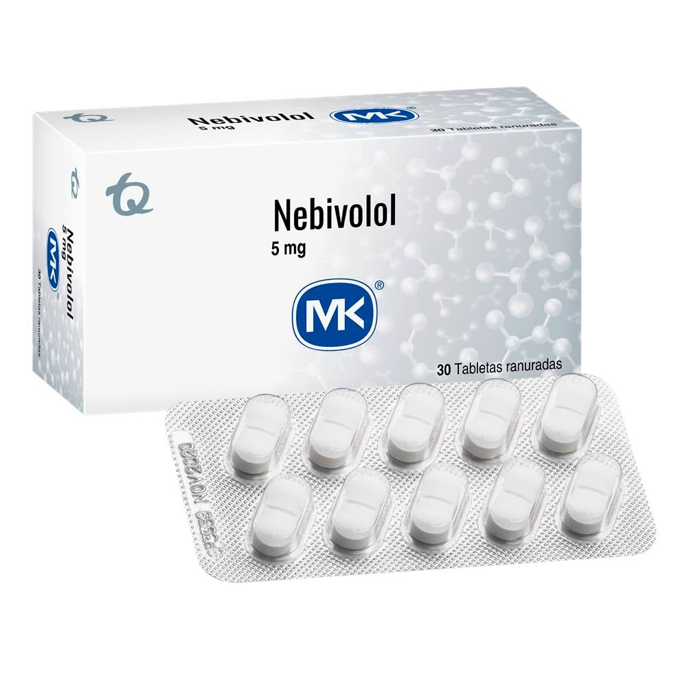 Nebivolol 5Mg Tabletas Caja X 30 Mk | Cruz Verde