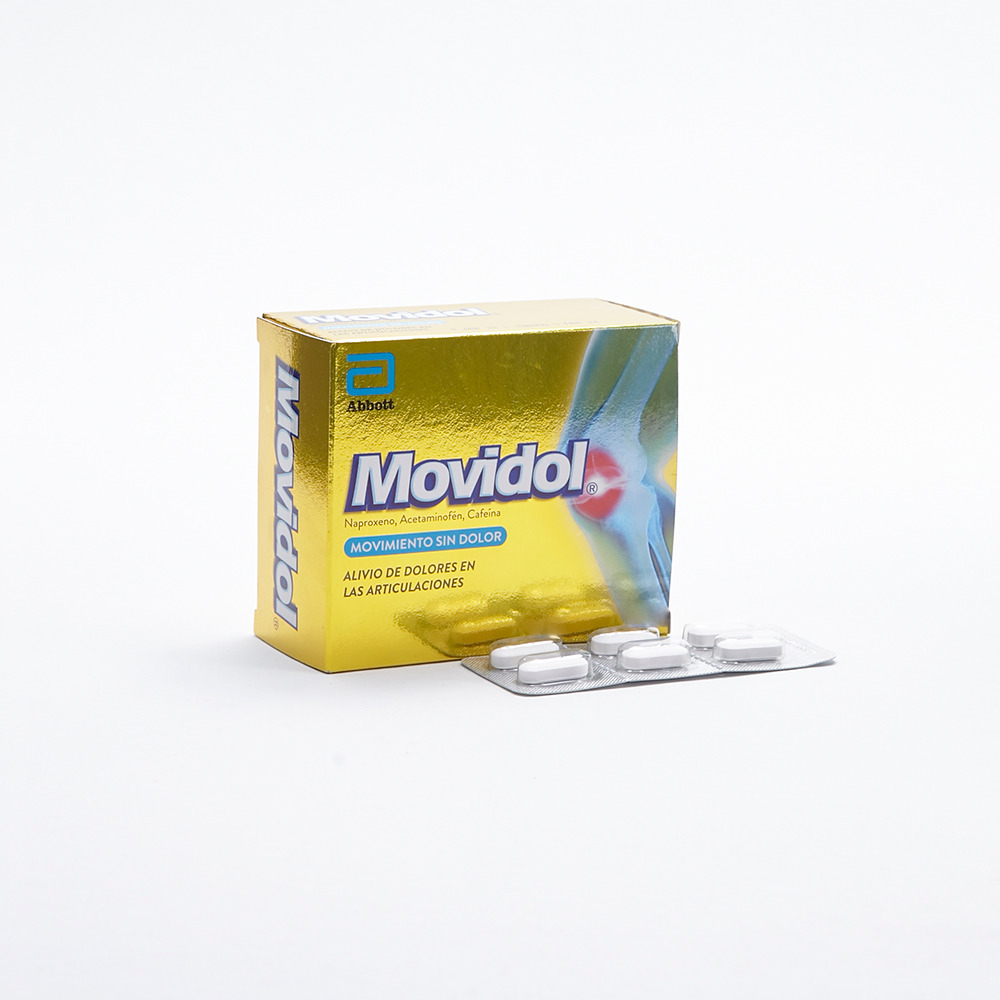 Movidol Tableta Recubierta (220+250+65)Mg Tableta Recubierta Blister x ...