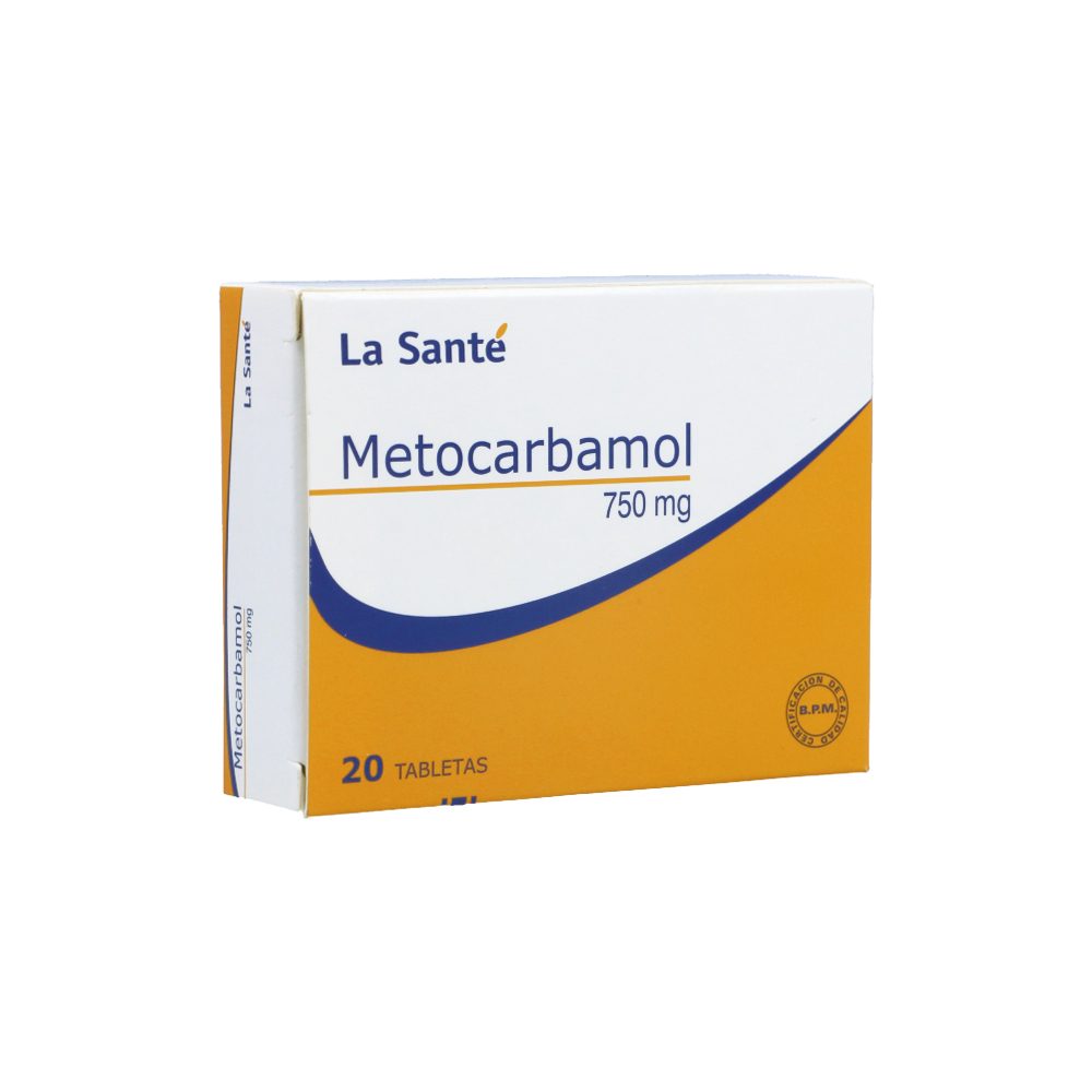 Metocarbamol Tabletas 750Mg Caja X 20 | Los expertos en ahorro Cruz ...