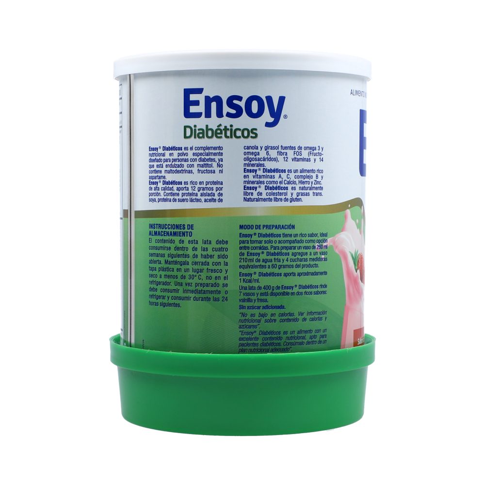Ensoy Diabeticos Tarro X 400 Gr Fresa | Los expertos en ahorro Cruz ...
