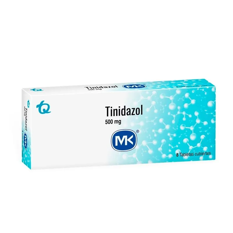 Tinidazol 500Mg Tabletas Recubiertas Caja X 8 Mk | Cruz Verde