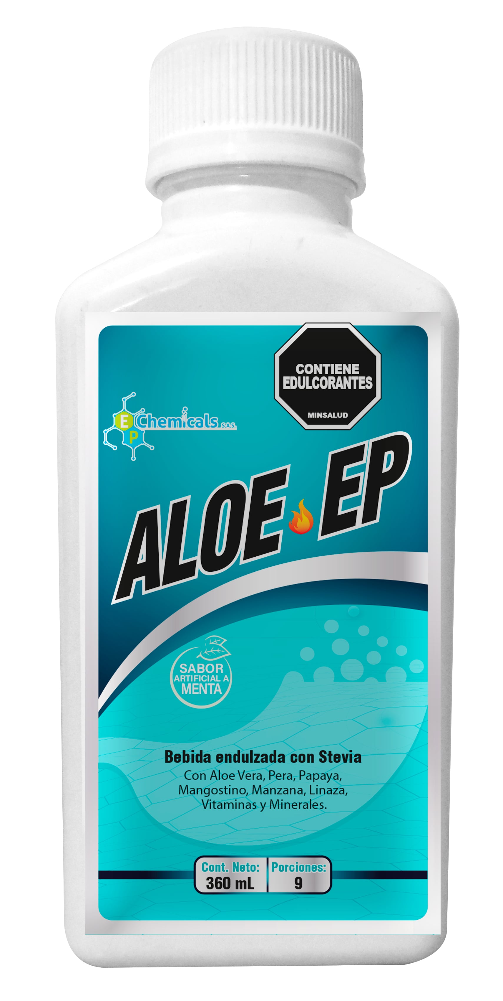 Aloe Ep Bebida Endulzada Con Stevia Frasco X 360Ml Menta | Cruz Verde