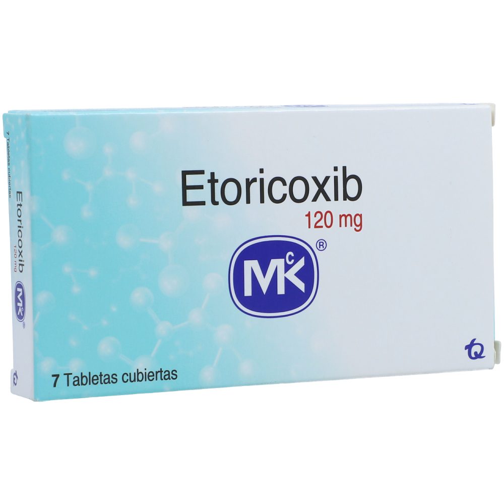Etoricoxib Mk 120Mg Caja X 7 Tabletas Recubiertas | Cruz Verde