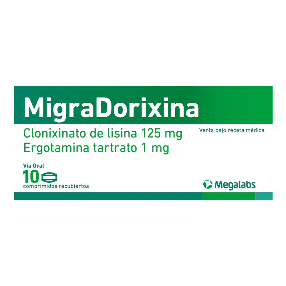 Migradorixina · 10 Tabletas | Cruz Verde