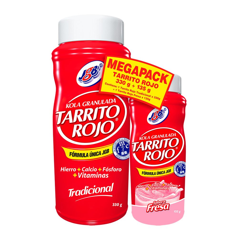 Mega Pack Tarrito Rojo Jgb 330g +135g | Los expertos en ahorro Cruz ...