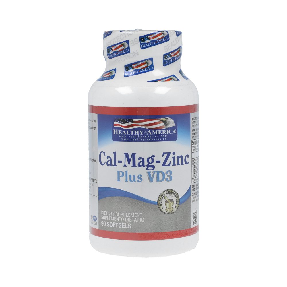 Cal-Mag-Zinc Plus Vit VD3 Cápsula Blanda Frasco X 90 | Los expertos en ...