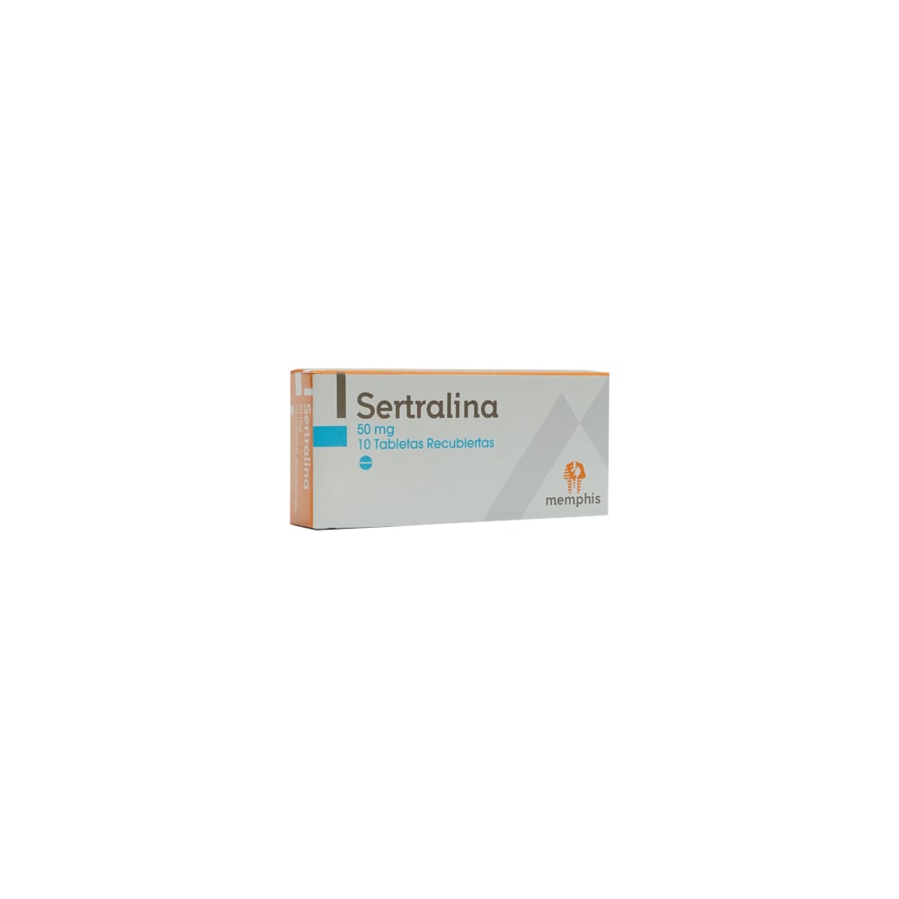 Sertralina 50 mg - 10 Tabletas Recubiertas | Cruz Verde