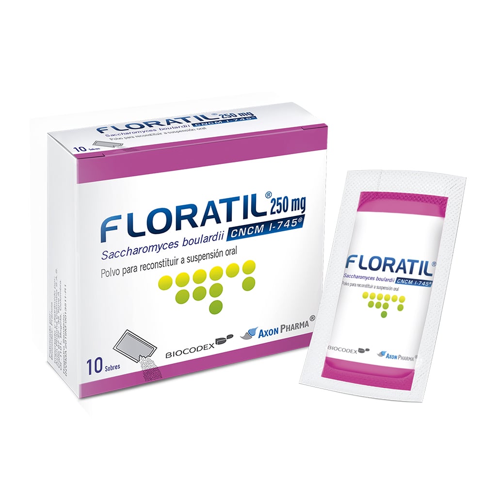 Floratil 250Mg - 10 sobres