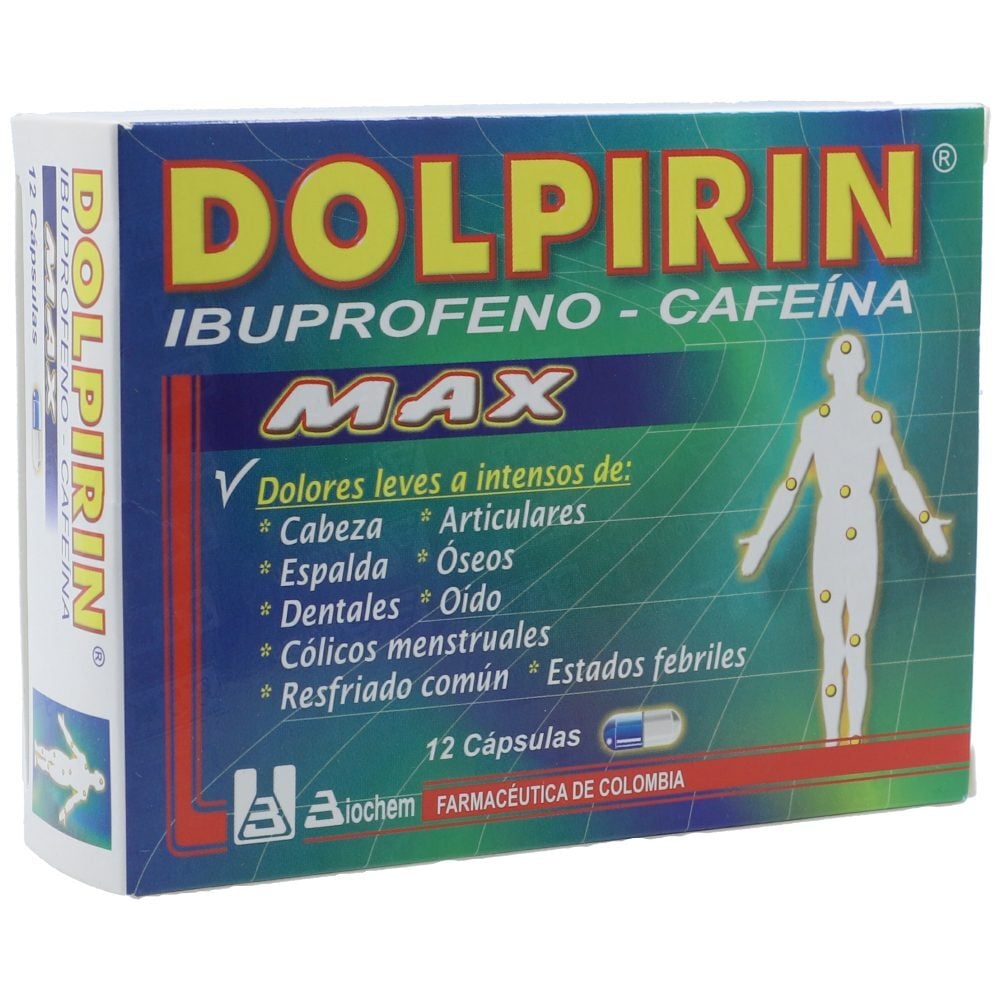 Dolpirin Max Capsulas Caja X 12 | Cruz Verde