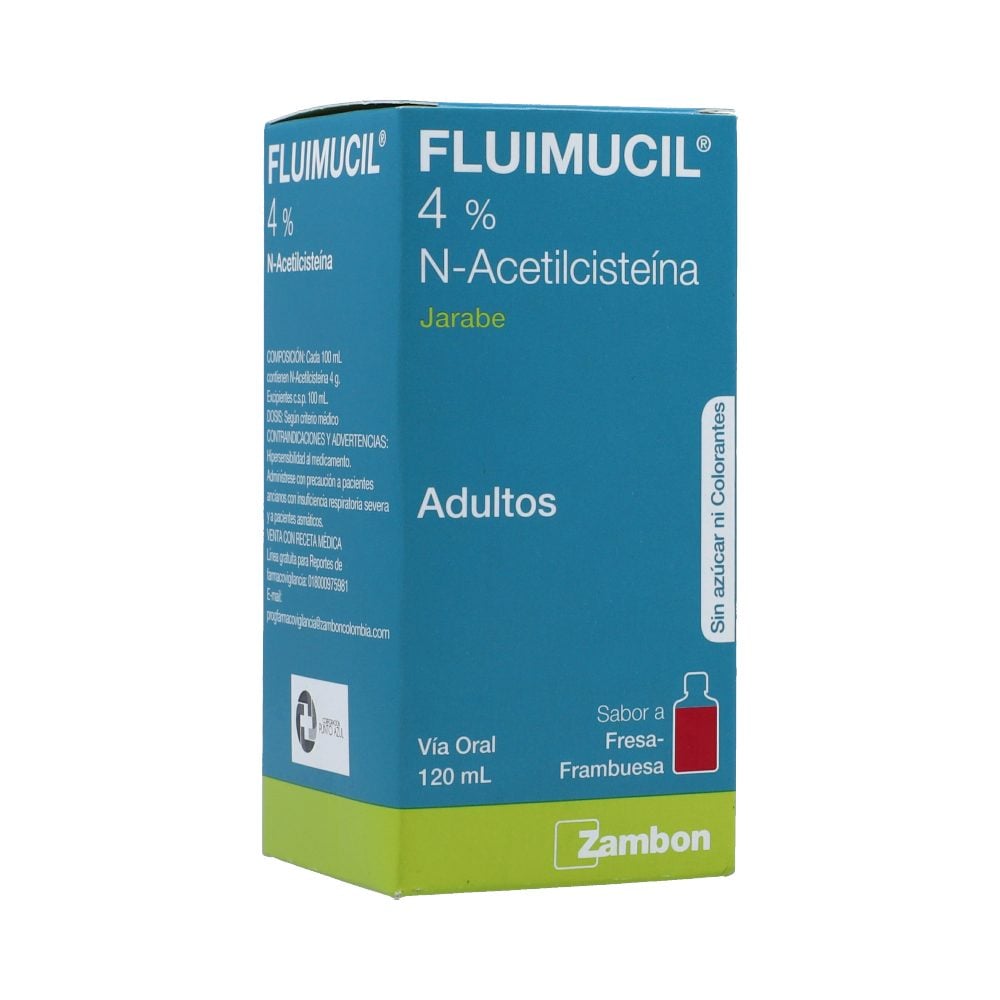 Fluimucil Jarabe 4% (200 mg / 5 ml) - 120 ml