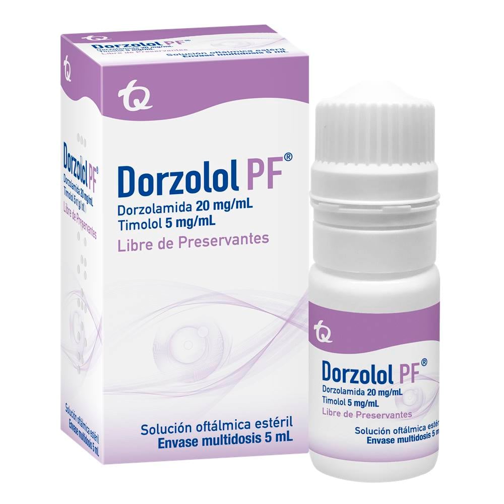 Dorzolol Pf (20+5)Mg/Ml(2+0.5)% Solución Oftalmologica Frasco X 5Ml ...
