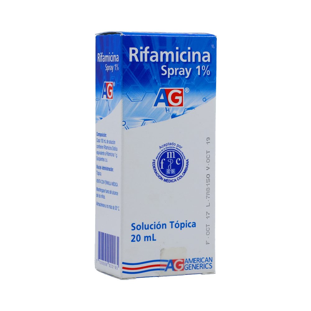 Rifampicina 1% Spray American Generics Frasco X 20mL | Los expertos en ...