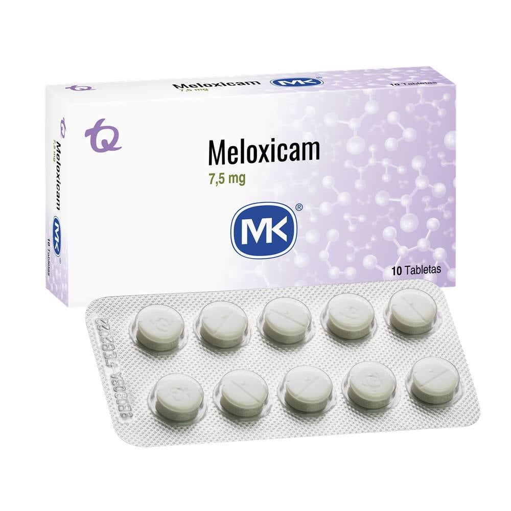 Meloxicam Mk 7.5Mg Caja X 10 Tabletas | Cruz Verde