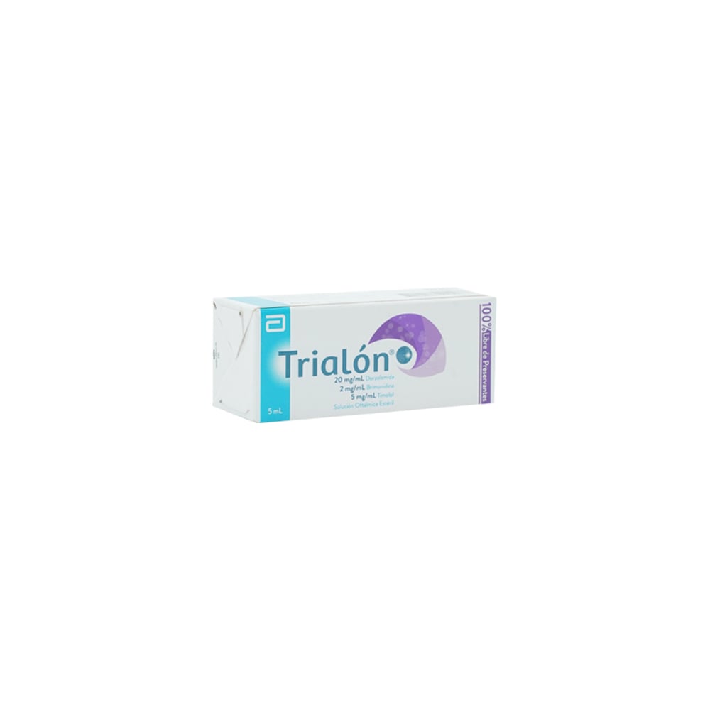 Trialon (2+20+5)Mg/mL(0.2+2+0.5)% Solución Oft Frasco X 5mL | Los ...