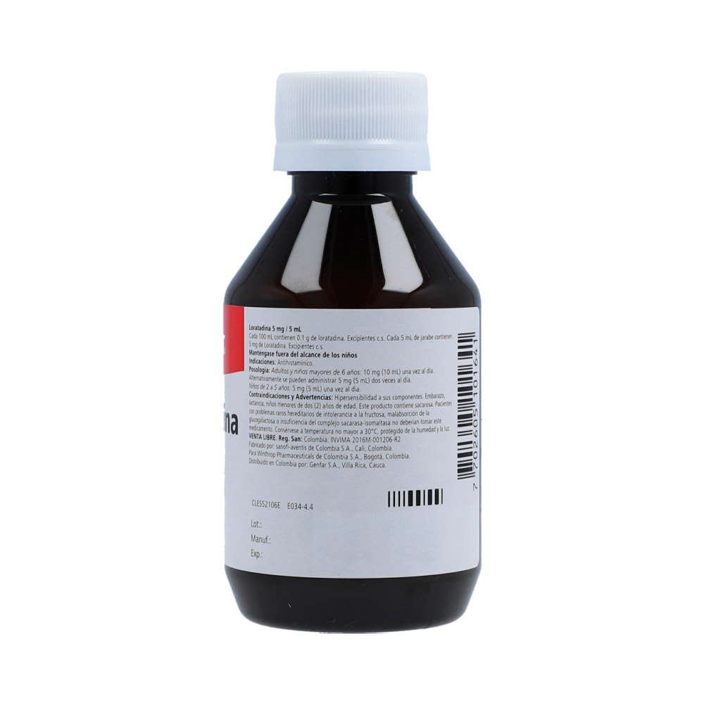 Loratadina Jarabe Frasco X 100 Ml Genfar | Los expertos en ahorro Cruz ...