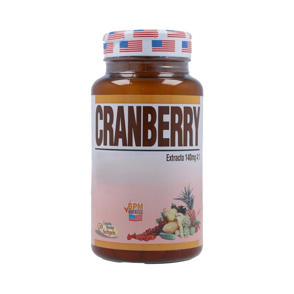 Cranberry Softgels 140 mg · 50 Cápsulas Blandas | Cruz Verde