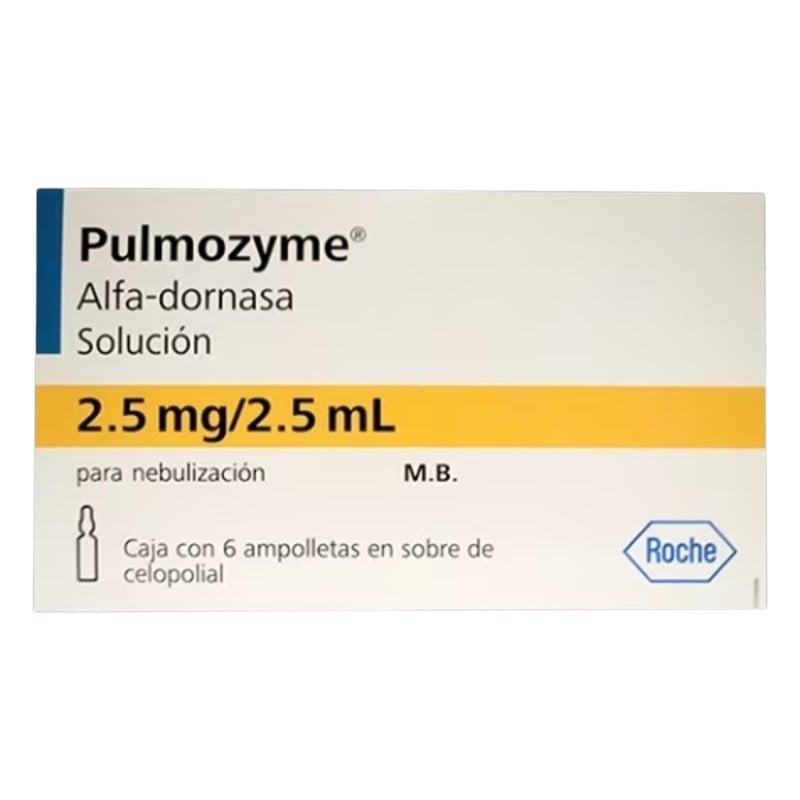 Pulmozyme 25mg/25ml Sol Neb | Cruz Verde