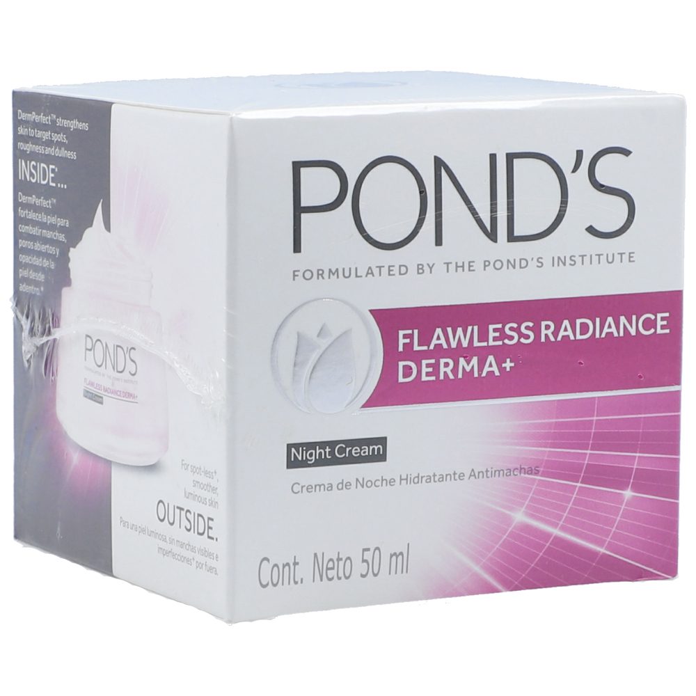 Crema Pond´S Flawless Radiance Derma + Night Pote X 50G | Los expertos ...