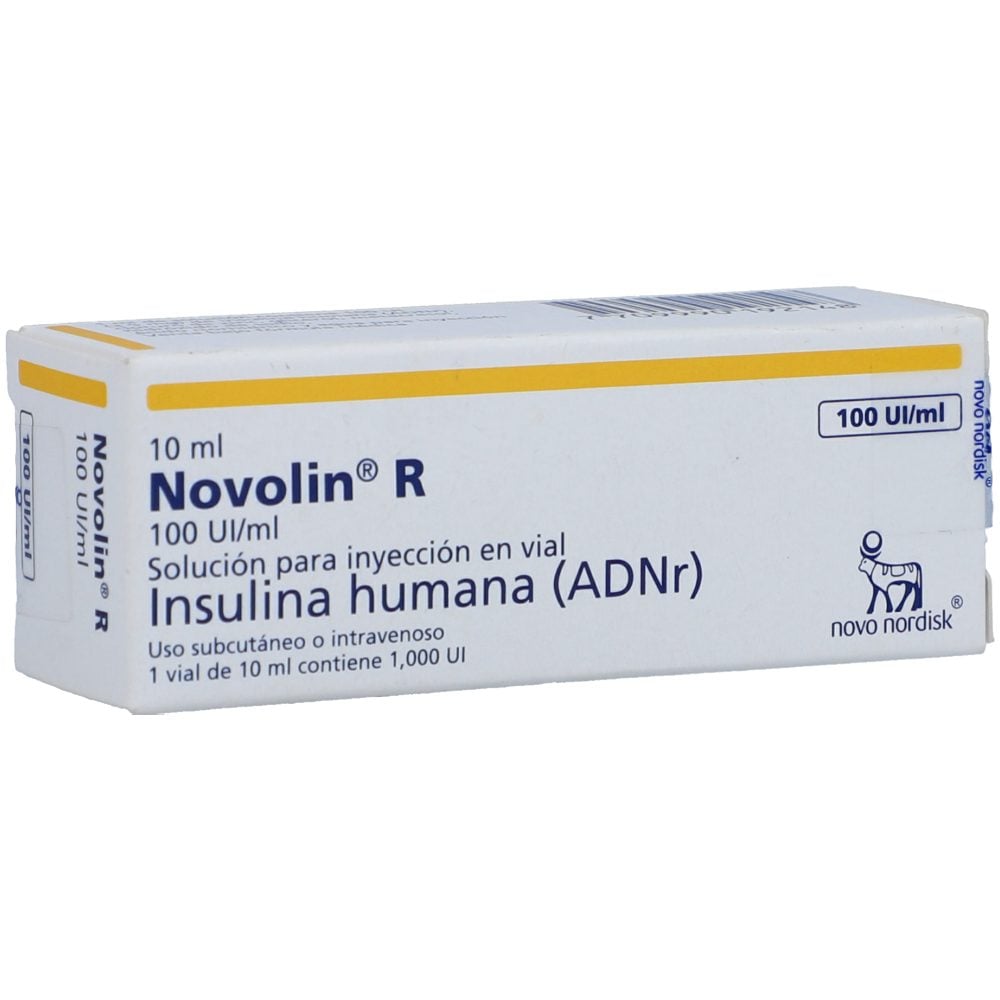Novolin R 100Ui/mL Sol Iny Vial X 10 mL | Cruz Verde
