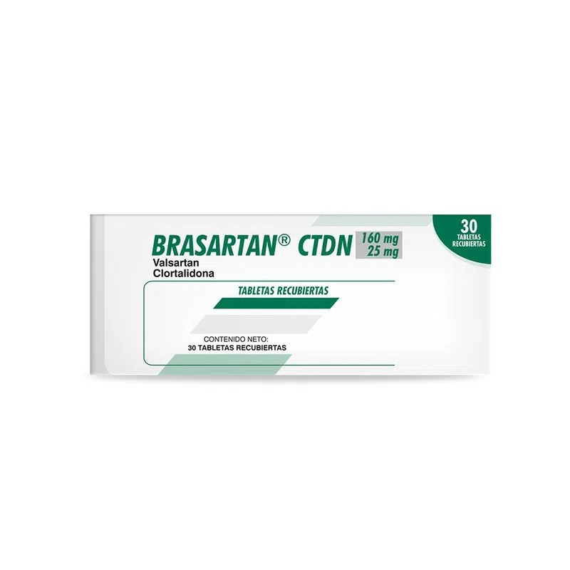 Brasartan Ctdn (25+160)Mg Tabletas Recubiertas Caja X 30 | Cruz Verde